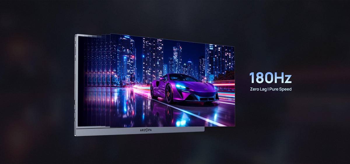 Arzopa Z3FC 16.1'' 180Hz Monitor Portátil Gamer 2K QHD | Bolsa Brinde ...